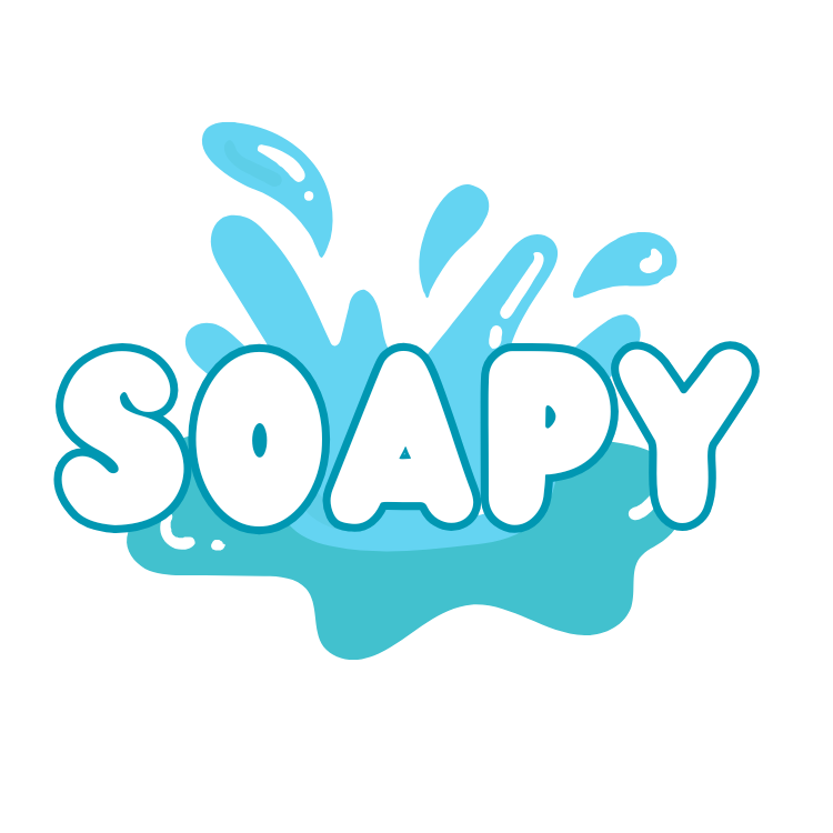 Soapy on spot car wash logo